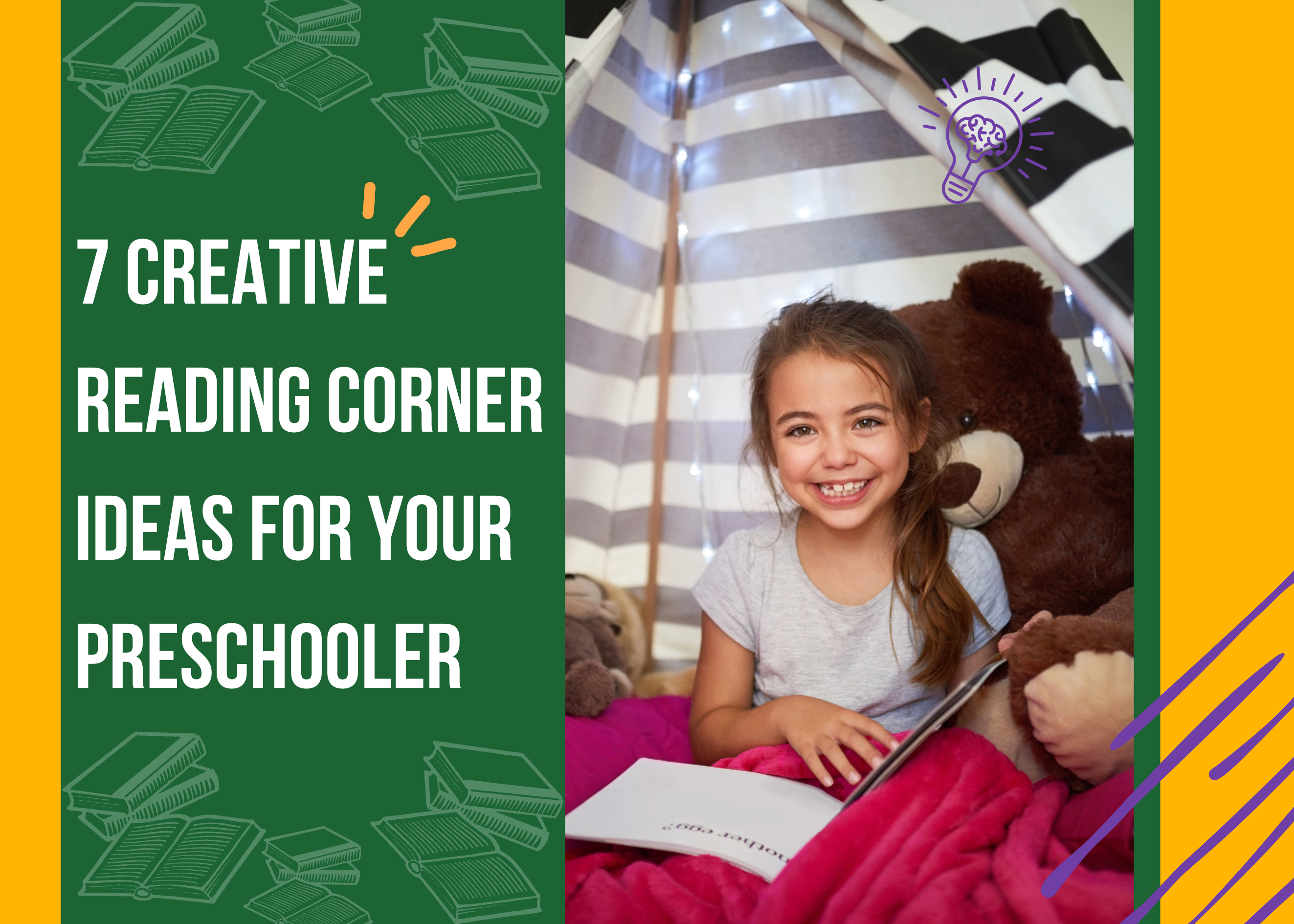 7 Creative Reading Corner Ideas for your Preschooler | Mrs. Myers' Learning Lab
